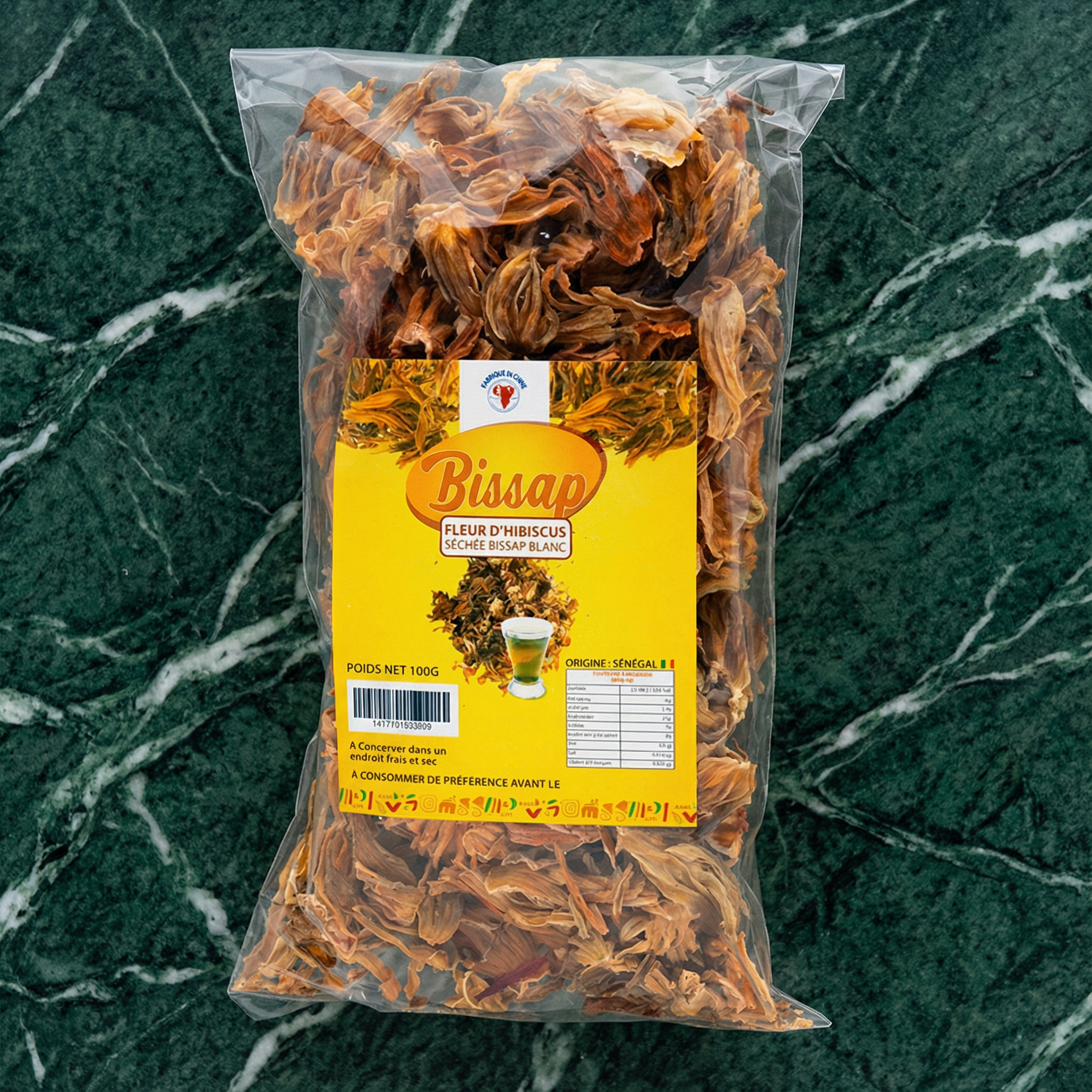 Fleur d'hibiscus blanc NUMBER ONE