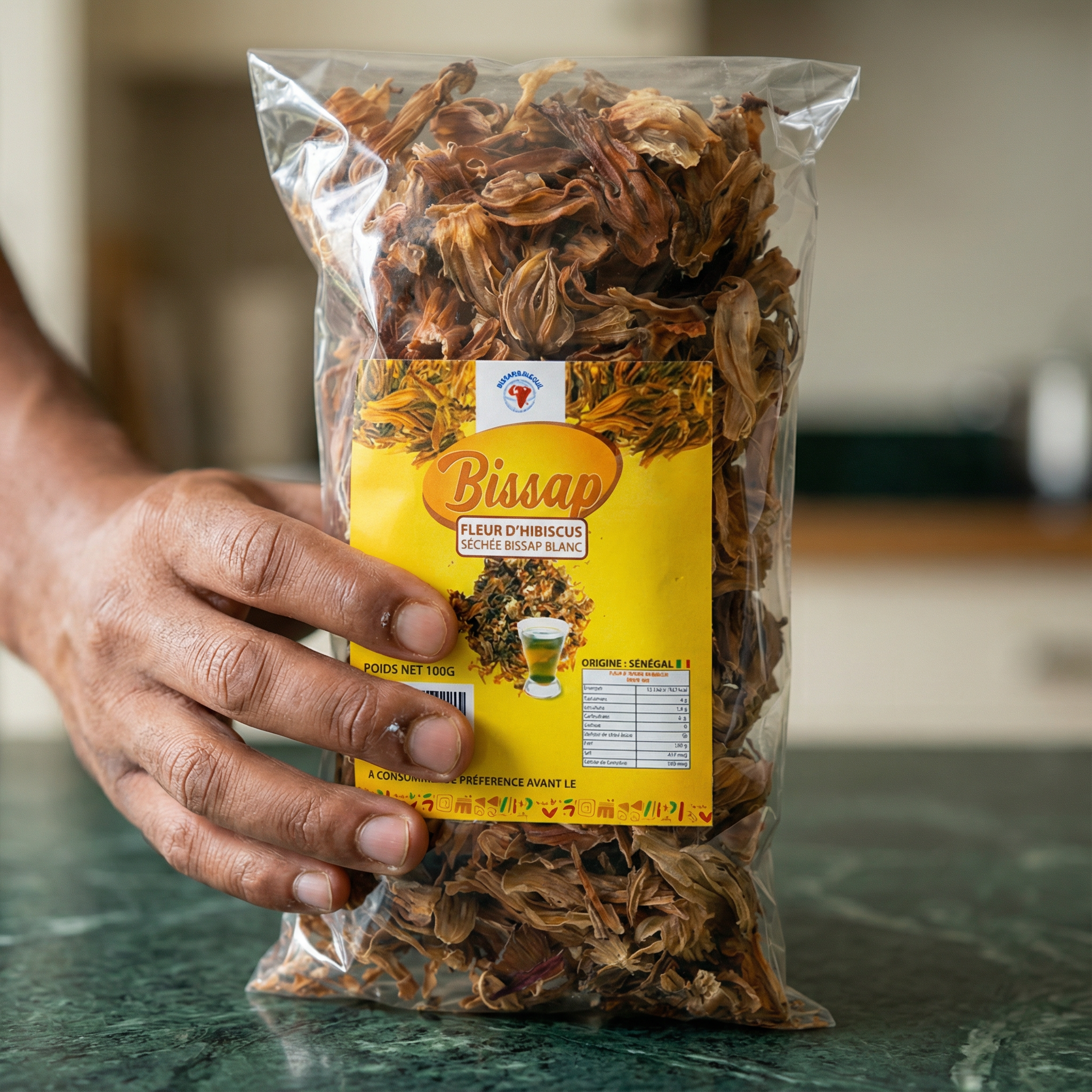 Fleur d'hibiscus blanc NUMBER ONE